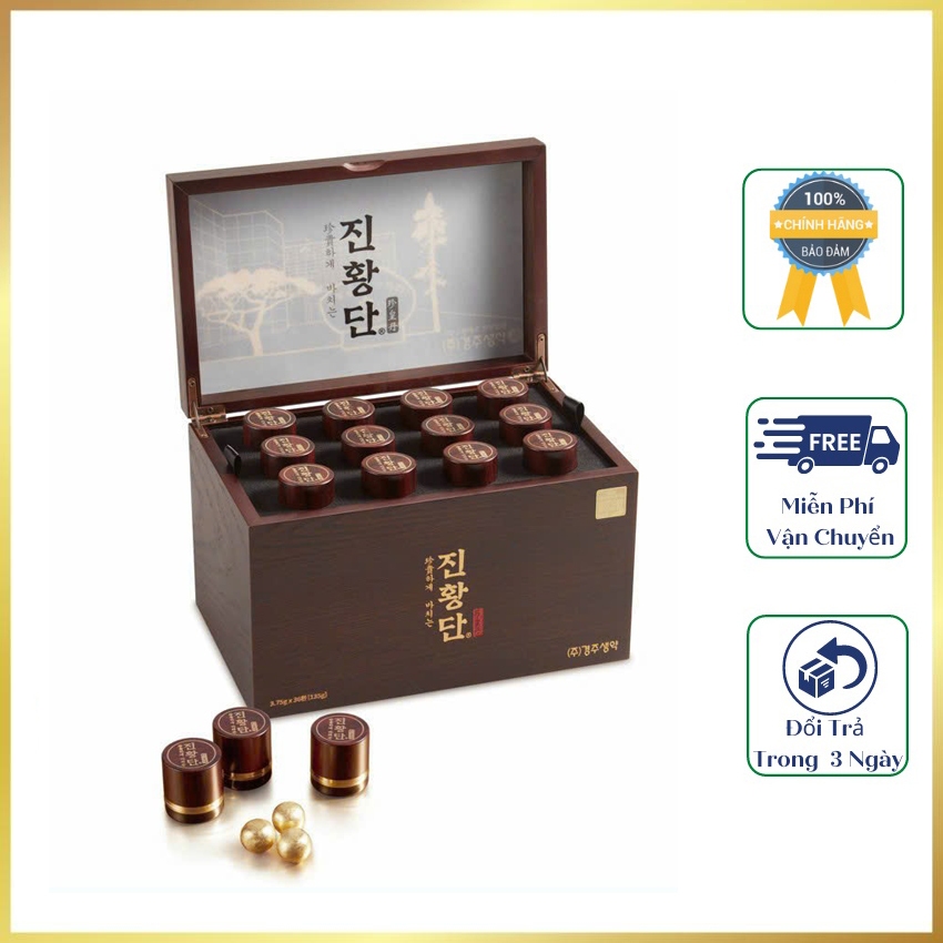 An Cung Nguu Hoang Circulation Dan - Jin Hwan Dan 36 Korean Tablets ...