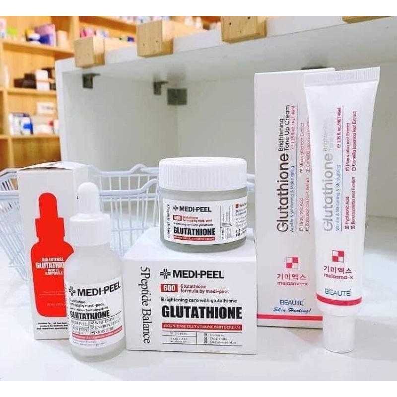 Medi Peel Medi-Peel Glutathione Korean Whitening Cream 600- CH | Shopee ...