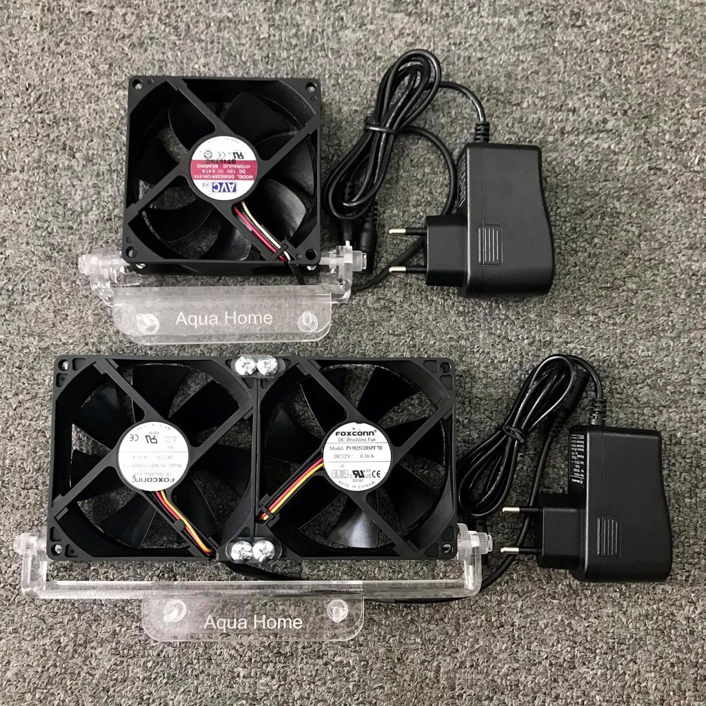 (Silent Fan) Fish tank cooling fan, aquarium fan (full set of legs ...