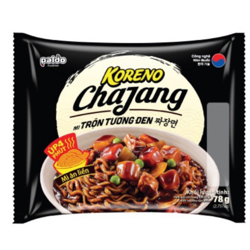 Koreno Chajang Black Soy Sauce Noodles (78gr / Pack, 20 Packs / Carton ...