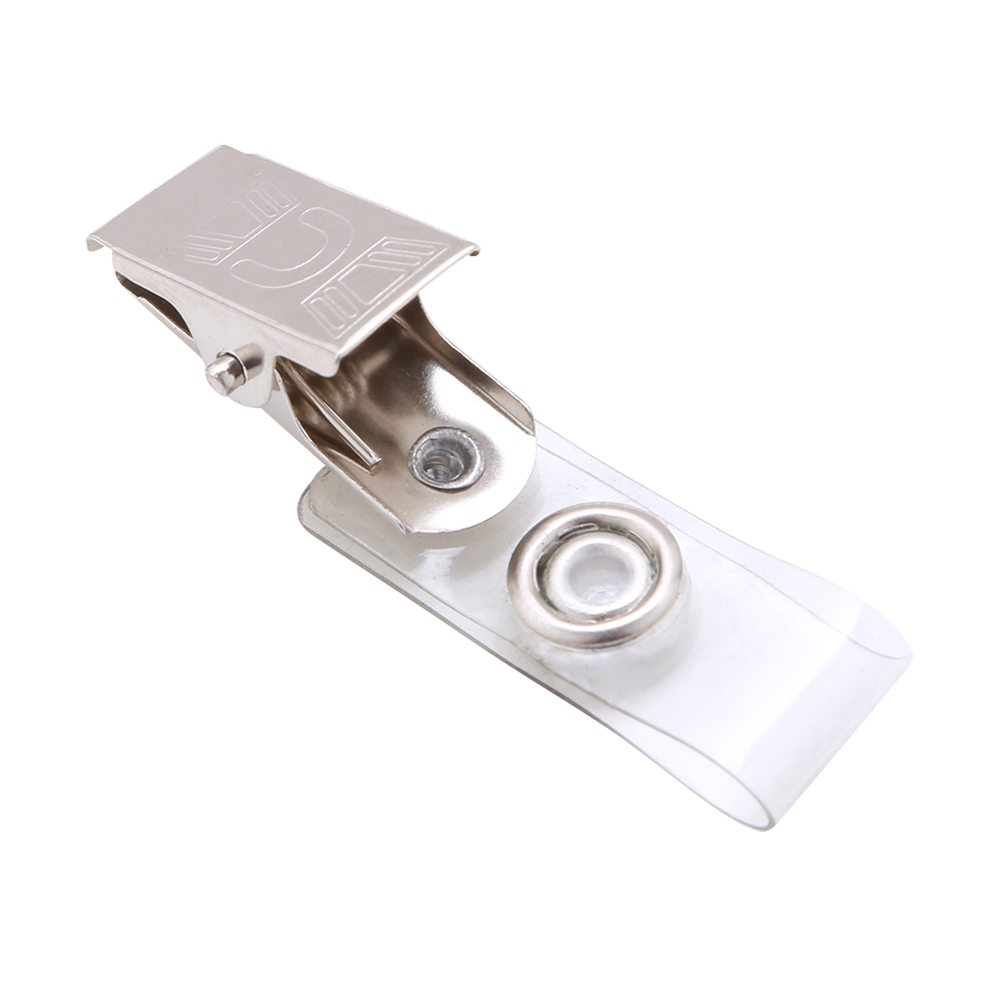 100 inner strap nameplate clips with buttons (good quality) | Shopee ...