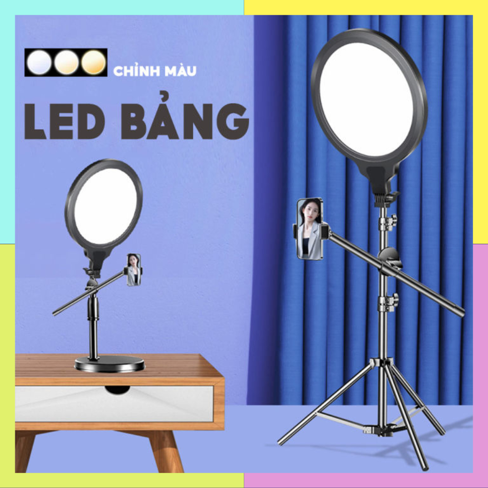 Livestream Round Led Panel Light 33CM 2 Meter Leg | Shopee Singapore
