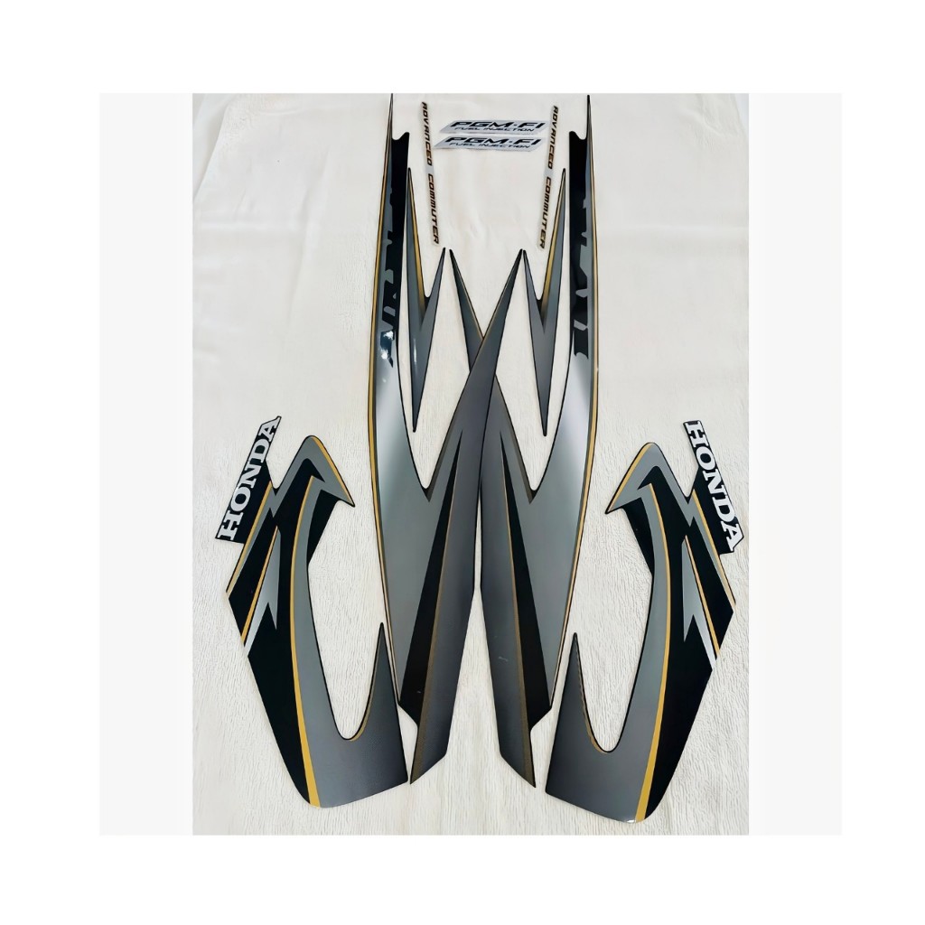 3-layer decal set for Honda Airblade Air blade 2008 2009 2010 in RED or ...