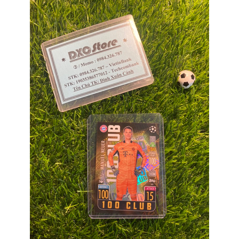 Retail Card - 100 CLUB - MATCH ATTAX 2020 / 2021 - MANUEL NEUER ...