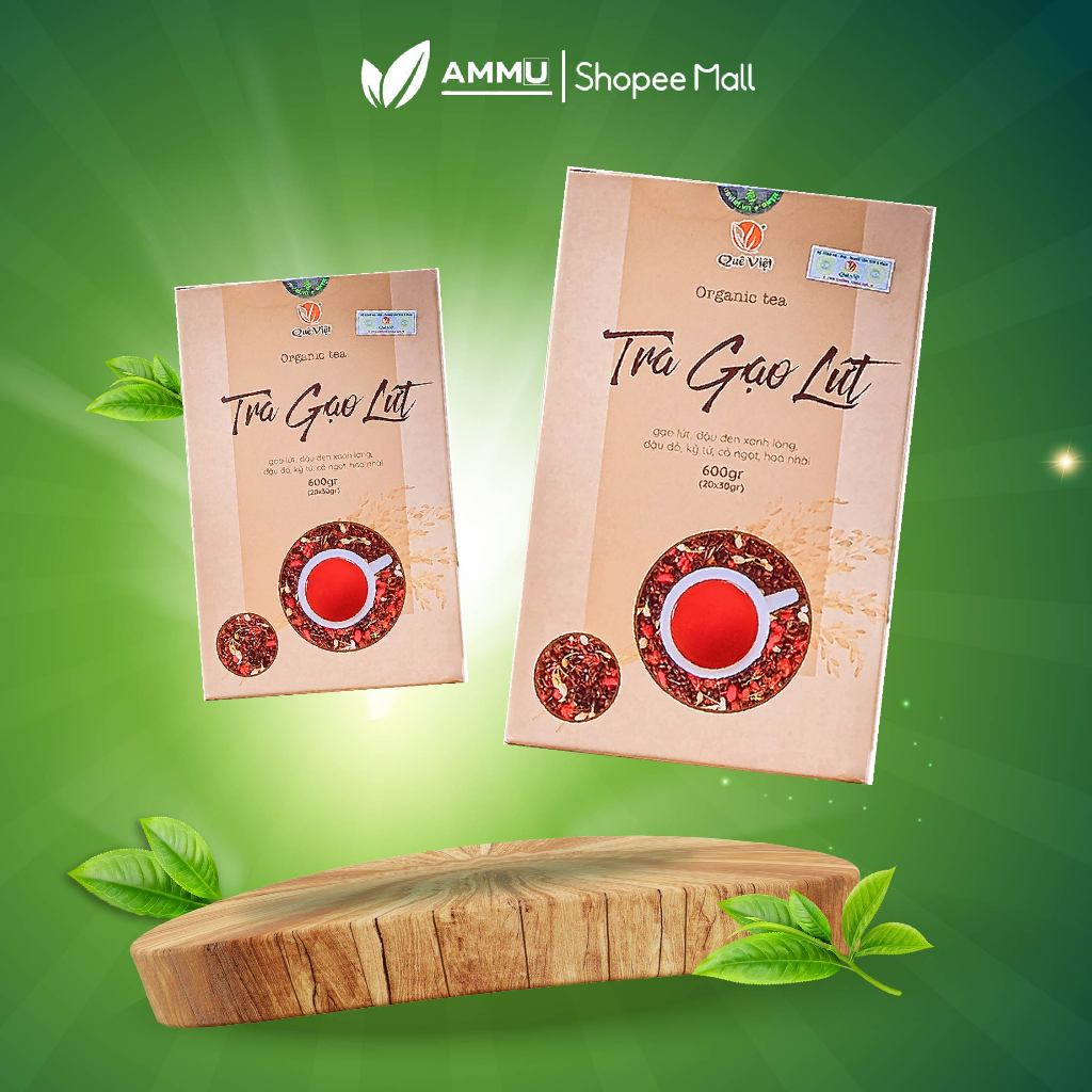 Que Viet brown rice tea purifies the liver and detoxifies the body, 20 ...
