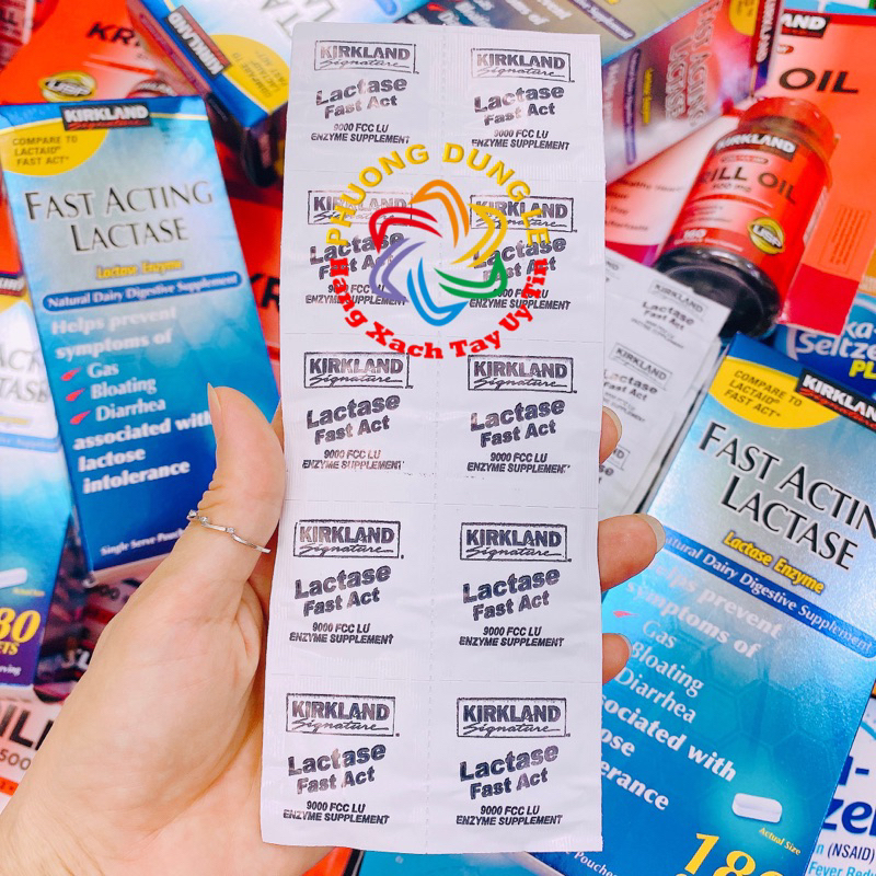 Split 1 Blister Of 10 Fast Acting lactase Us Standard Enzymes To ...