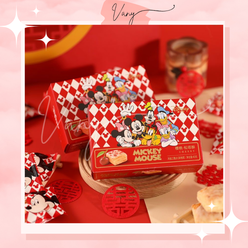 Disney Cherry Vanilla Ice Cream Thousand Layers Mickey Mouse Cherry ...