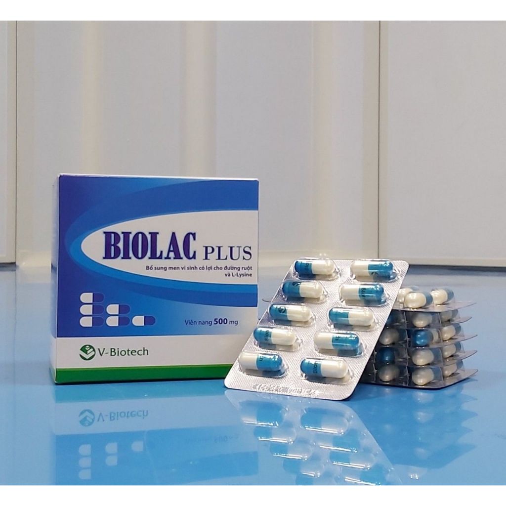 Biolac Plus V-Biotech Probiotics Supplement The Intestinal Tract (100 ...