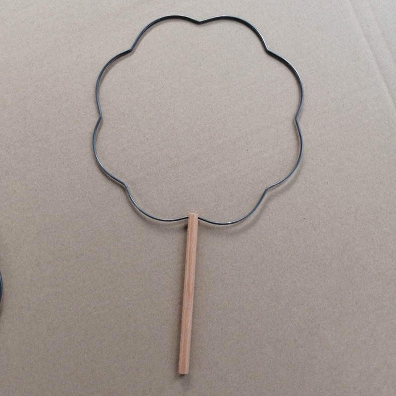 Antique fan blanks to make zinc velvet fans, handheld wedding fans for ...