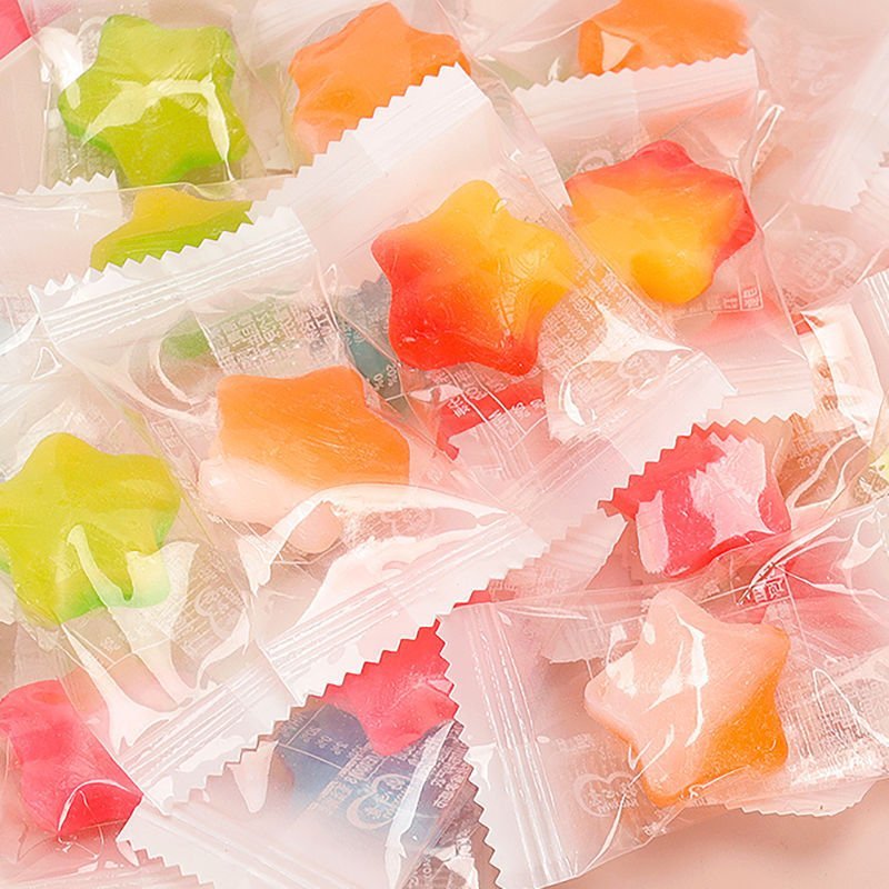 [ Love candy ] Combo 500g 5-pointed star-shaped fruit hard candy ...