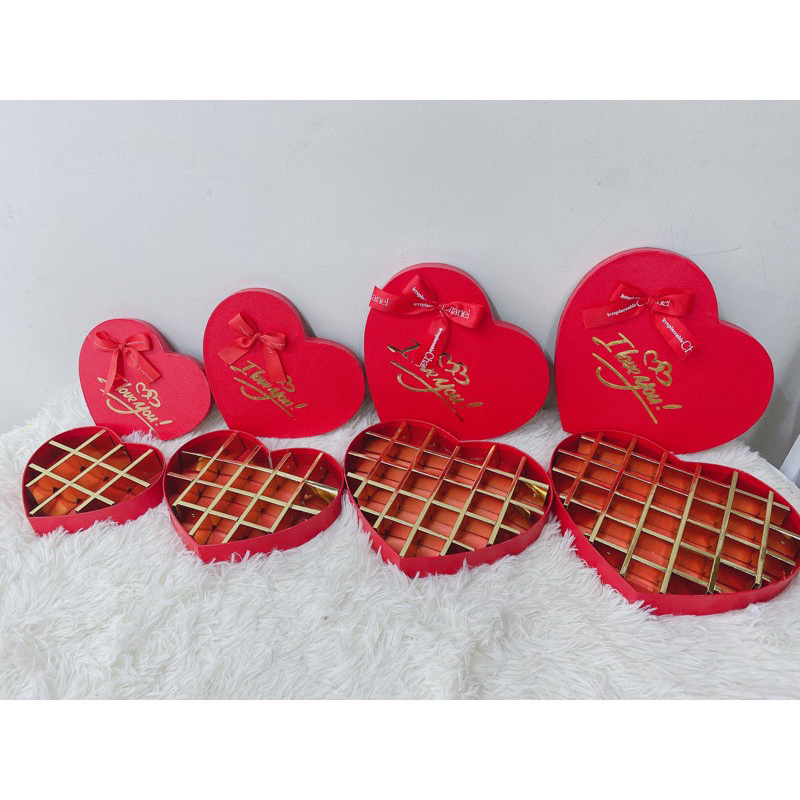 Wholesale valentine heart box with compartments | Shopee Singapore