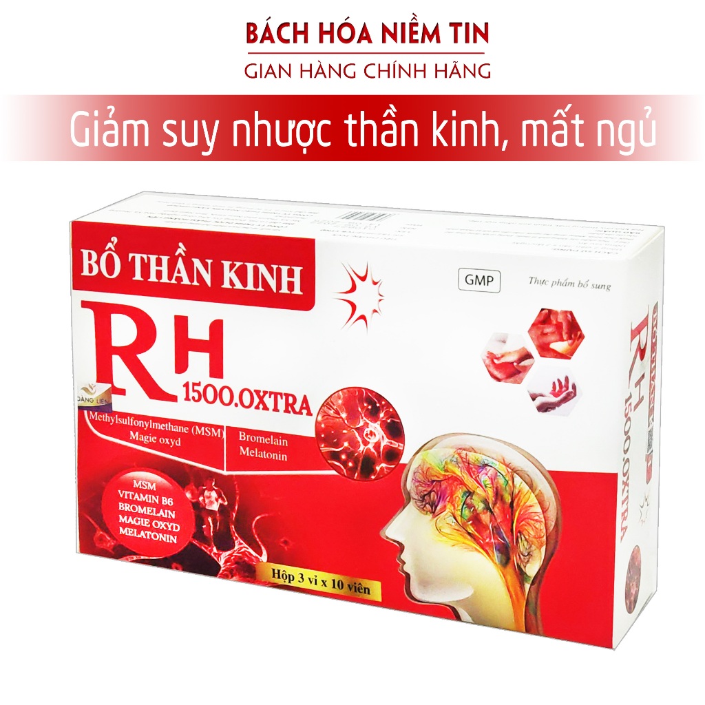 Rh 15000Xtra Nerve Tonic Pills supplement vitamins B1, B6, B12 and ...