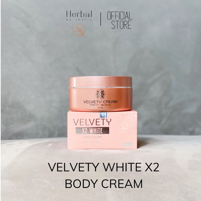 Velvety WHITE X2 body CREAM - Day CREAM (200gr) | Shopee Singapore