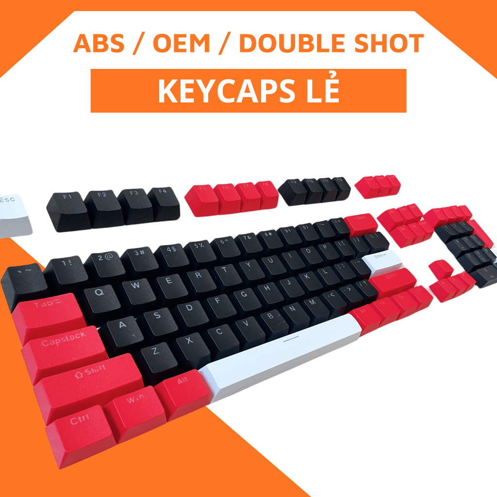 Keycaps through LED for mechanical keyboards (ABS plastic/OEM keys ...