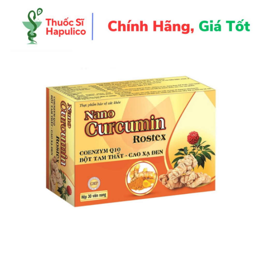 Nano Curcumin Rostex Tam That Xa Den pills reduce stomach and duodenal ...