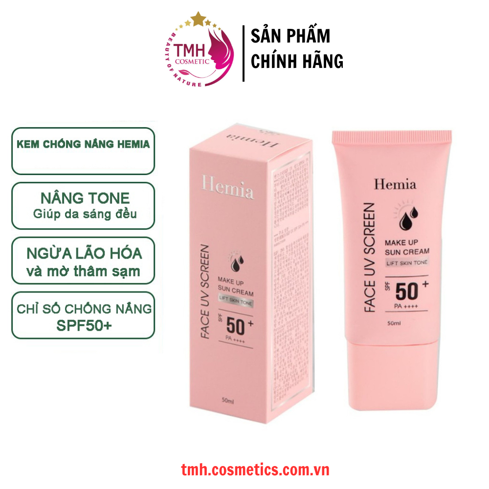 Hemia sunscreen to whiten skin tone and control oil for oily, acne ...