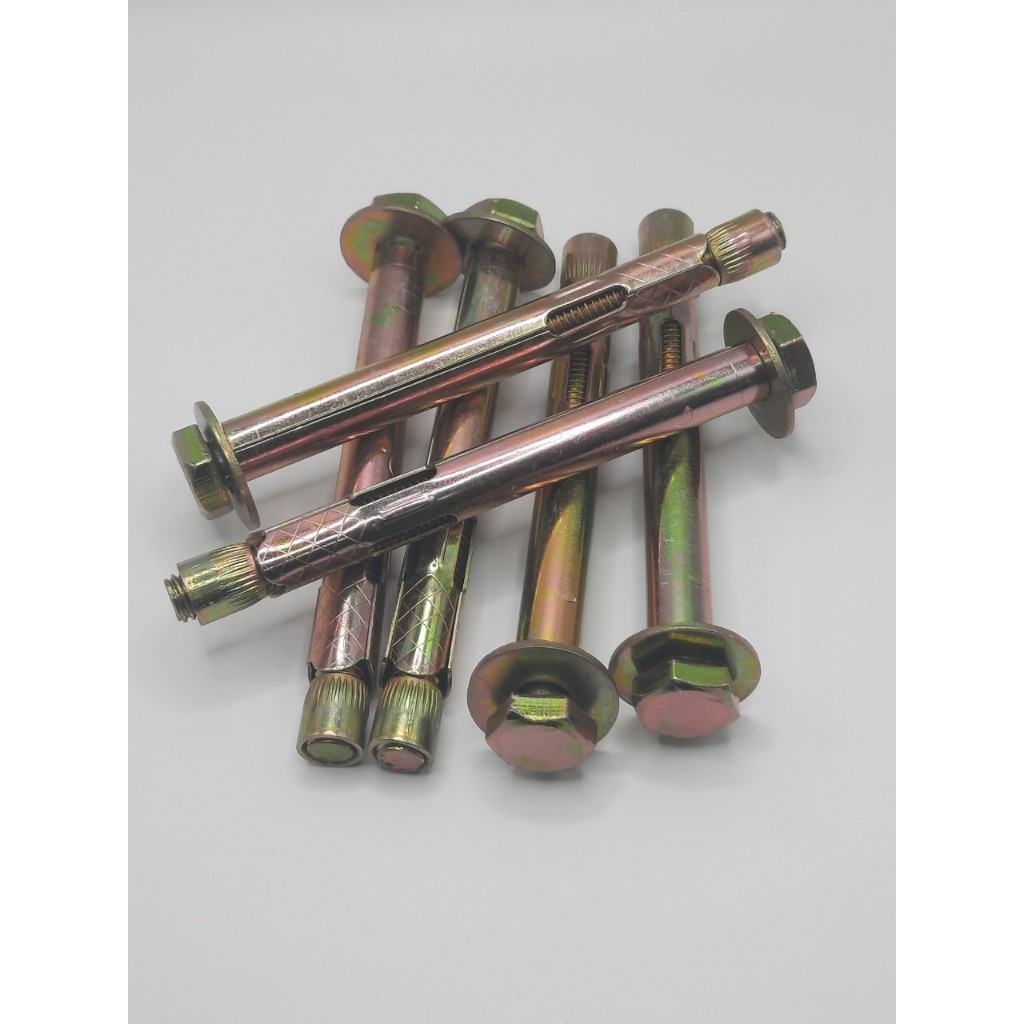 Hexagonal iron and zinc expansion bolts (Hexagon head expansion bolts ...