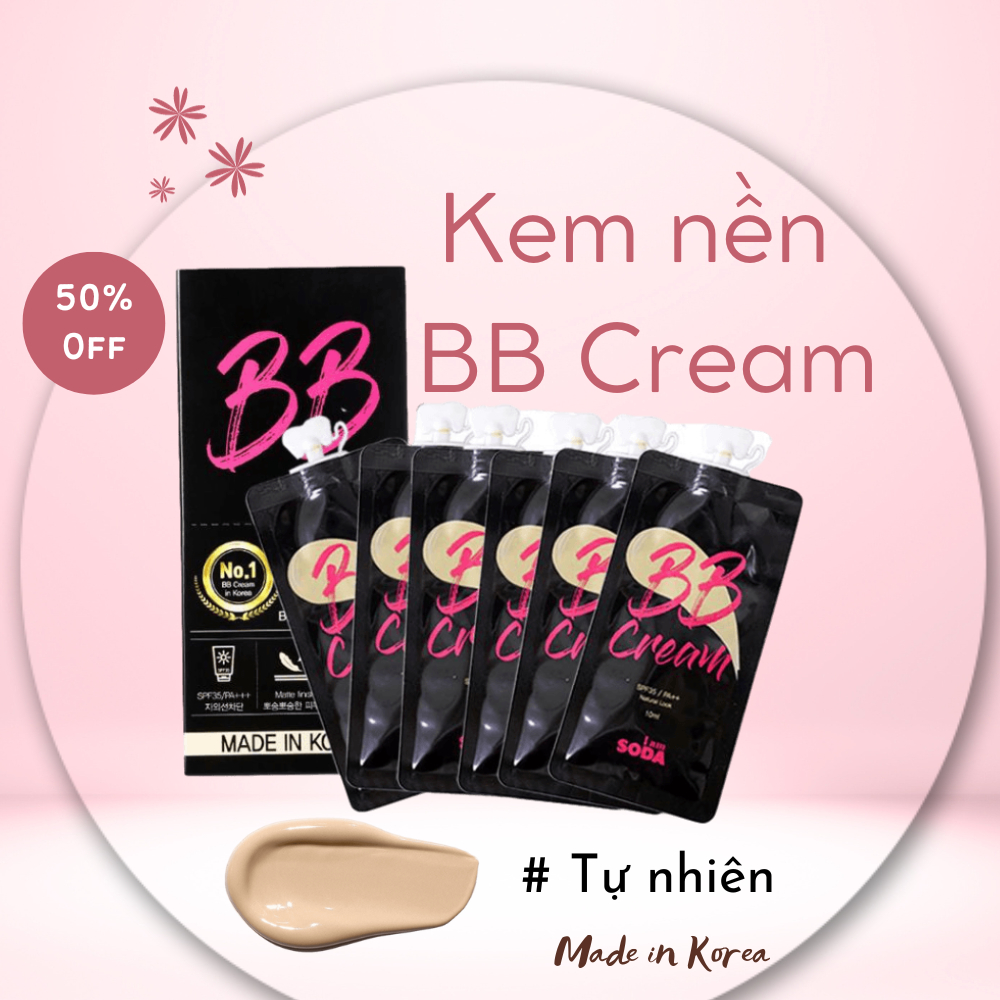 Box of 6 packs of The Rucy I Am Soda BB Cream Foundation Natural Color ...