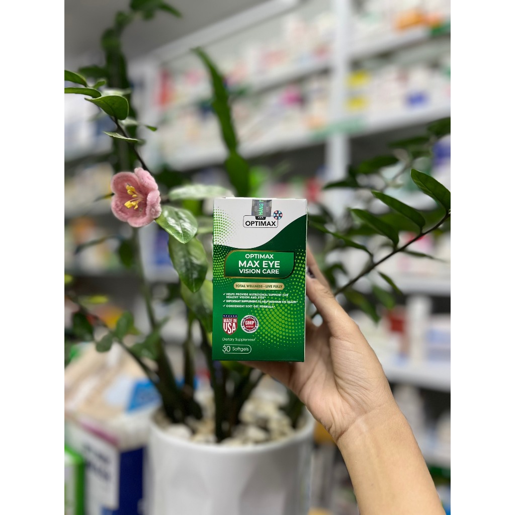 Optimax Max Eye vision care enhances Eye vision, box of 30 tablets ...