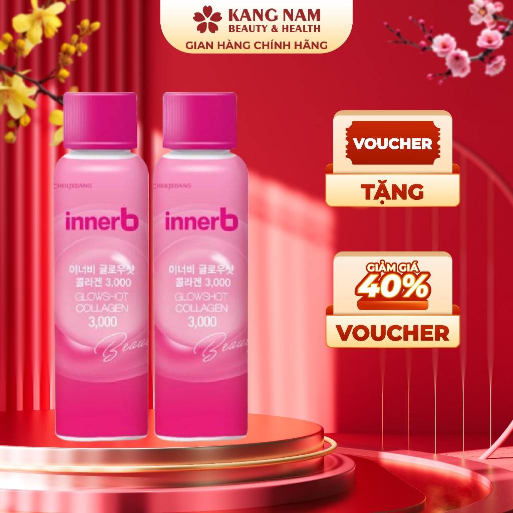 Combo 2 Bottles Of Innerb Glowshot Collagen Beauty Drink (50ml x 2 ...