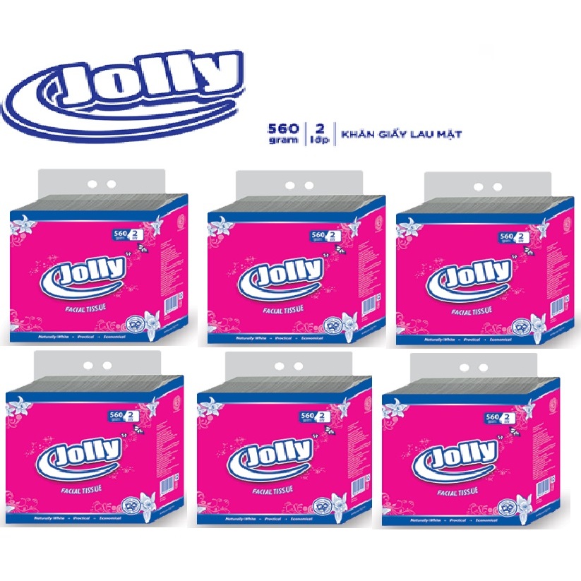 Jolly facial tissue 560 grams 2 layers (imported from indonesia ...