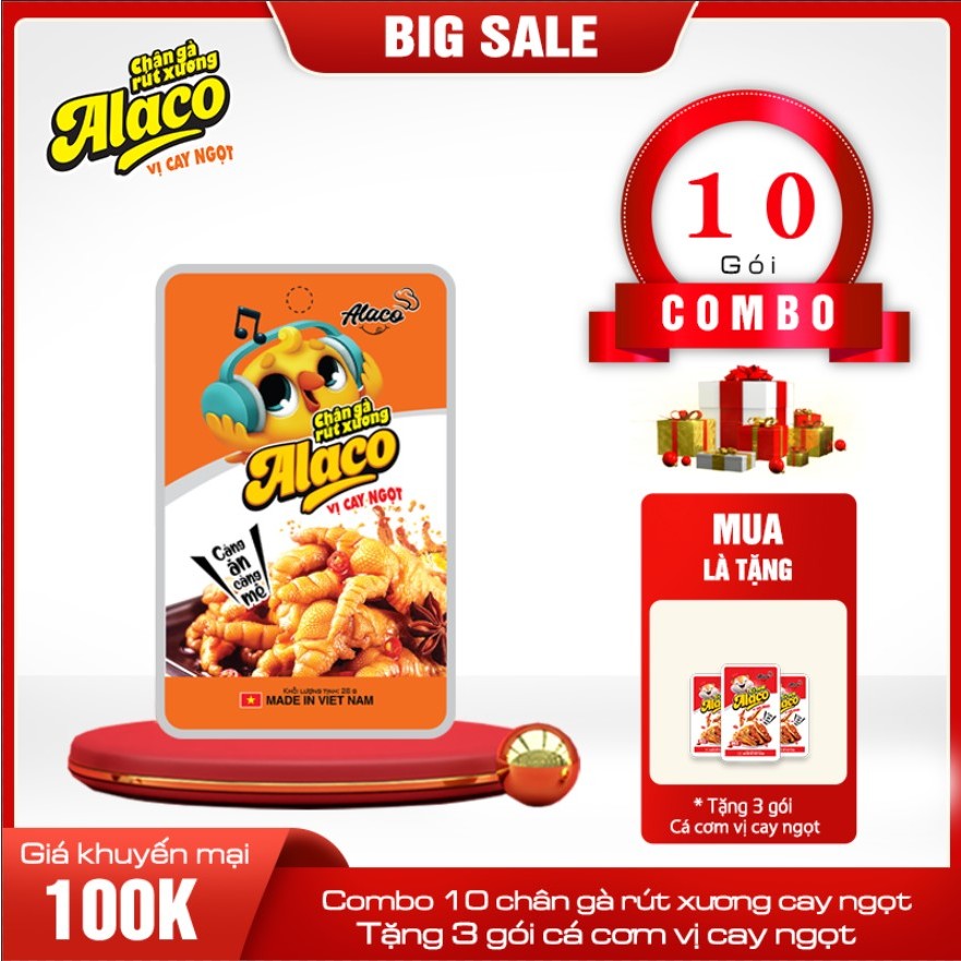 Combo 10 ALACO Sweet Spicy Chicken Legs Get 3 Anchovies | Shopee Singapore