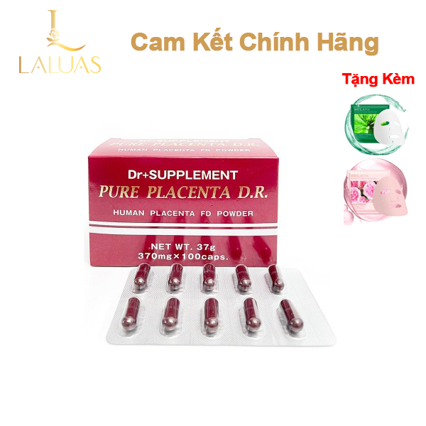 Dr+ Supplement Pure Placenta D.R Stem Cell Pills 370mg 100 Pills ...