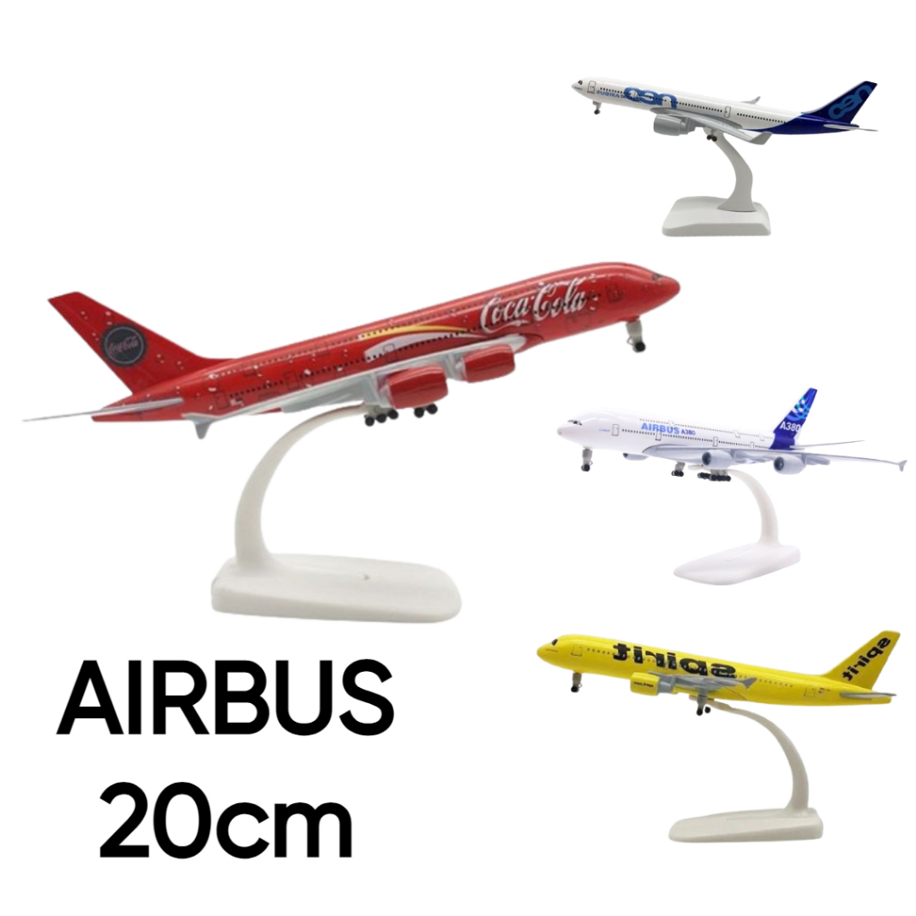 20cm Airbus aircraft model A320-A330-A350-A380 series with removable ...