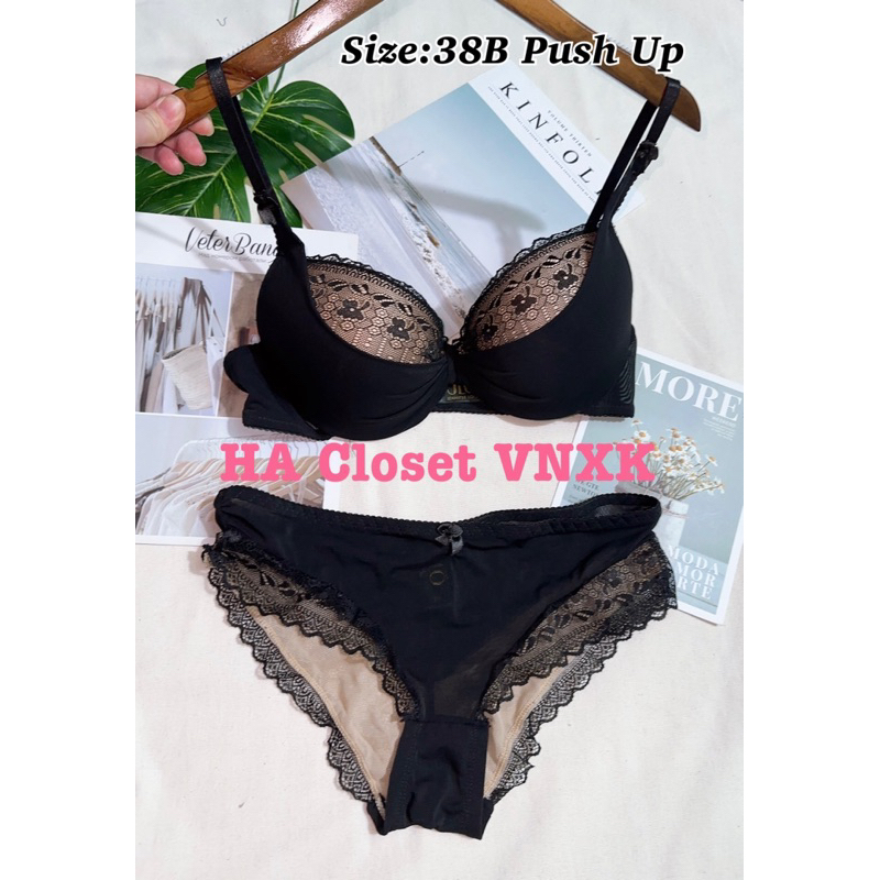Extra Push Up Bra Set (size: 38B) | Shopee Singapore