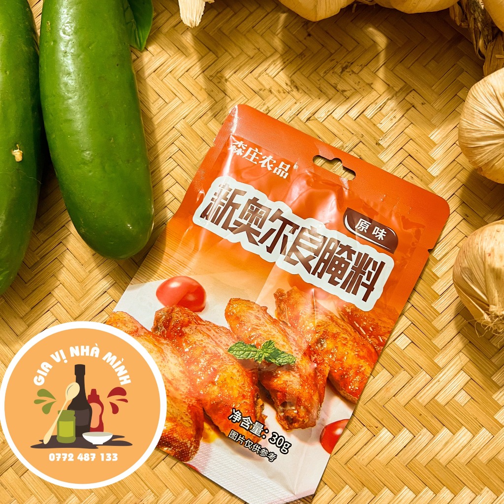 Grilled Chicken Wing Seasoning Package At Home Original Flavor - 30GR ...