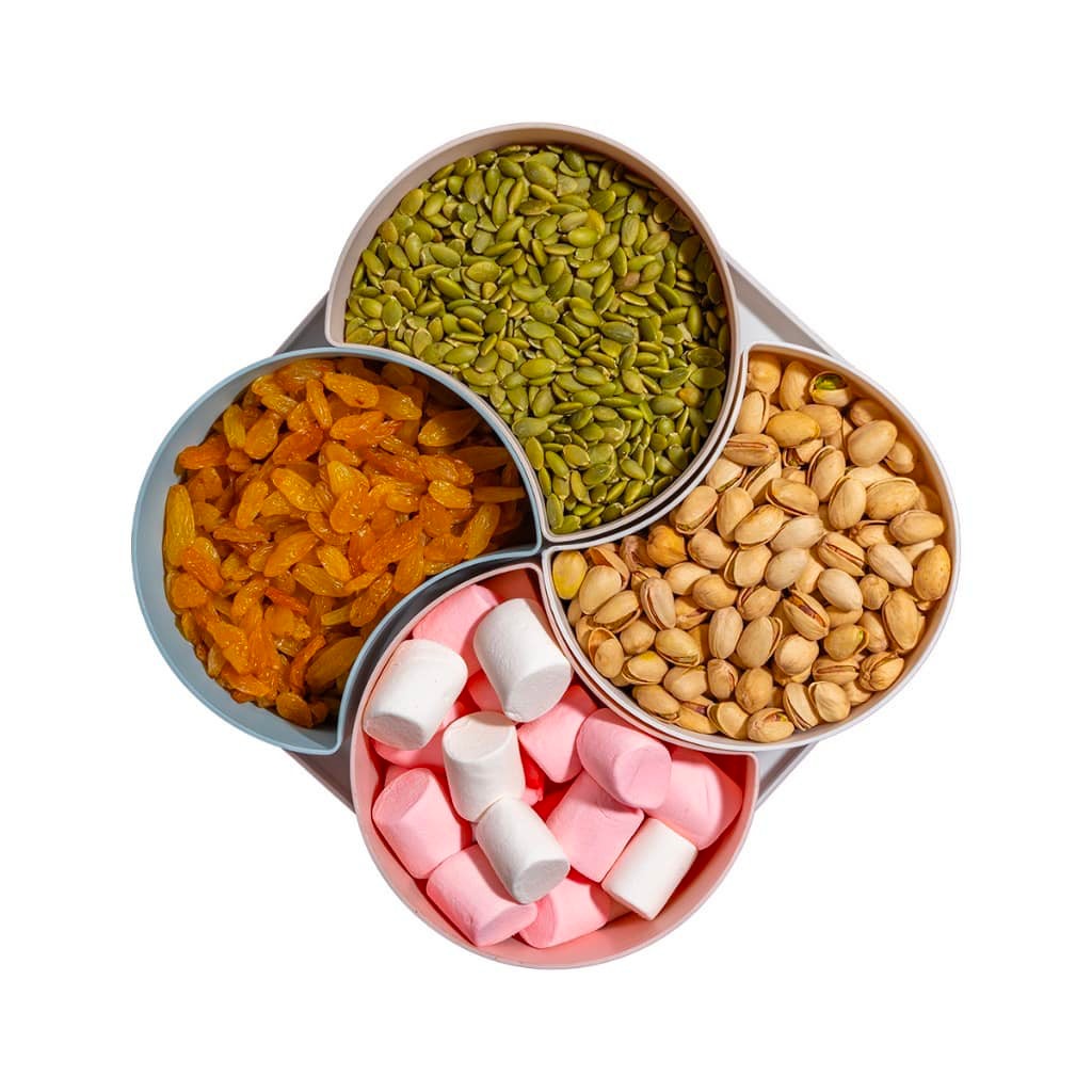 Viet Nhat 4-compartment square jam tray, color 5636 - jam tray - jam ...