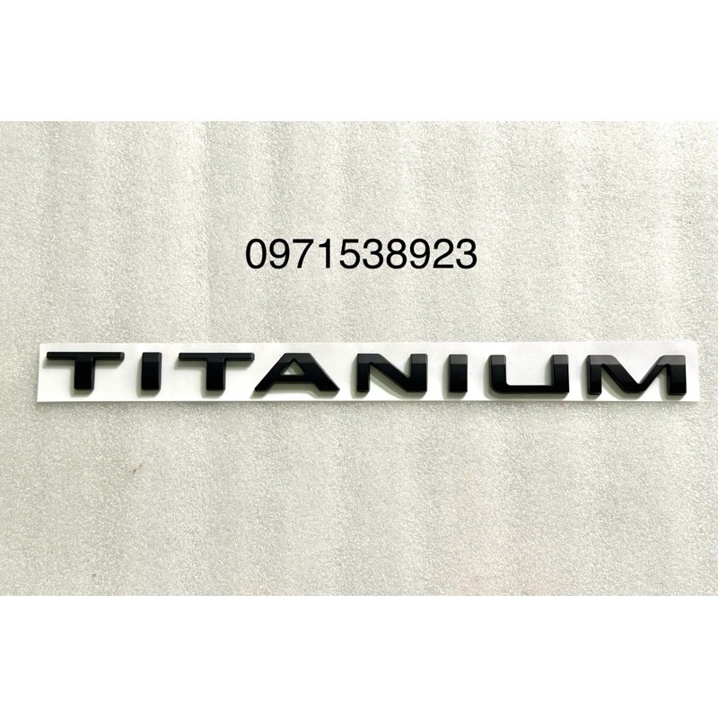 Titanium LOGO STICKER FOR FORD RANGER EVEREST 2022+ HIGH QUALITY ...