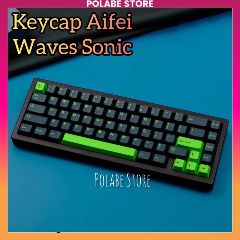 Aifei Wave Pyga Cherry Profile mechanical keyboard Polabe Store Keycap ...