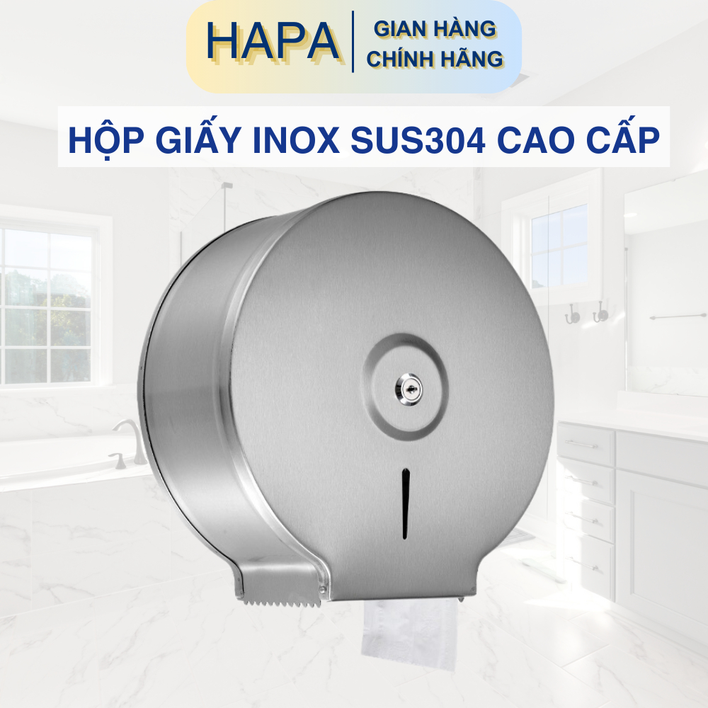 Roll box for public toilet paper, stainless steel 304, rust-free, HAPA ...