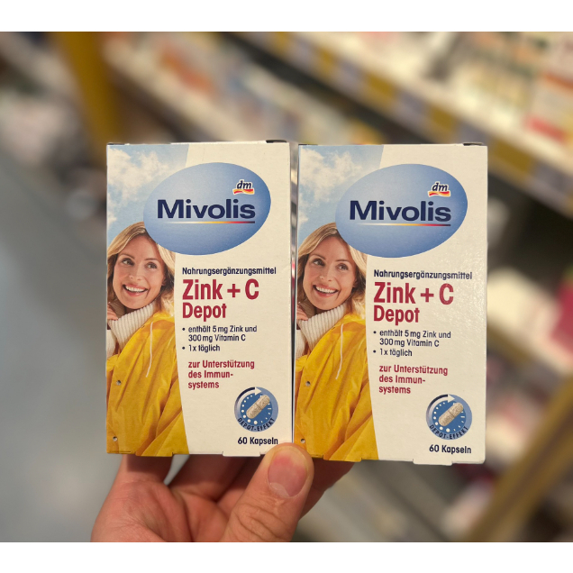 [Mivolis] Zinc + Vitamin C Supplement 60 tablets (Germany) - Mivolis ...