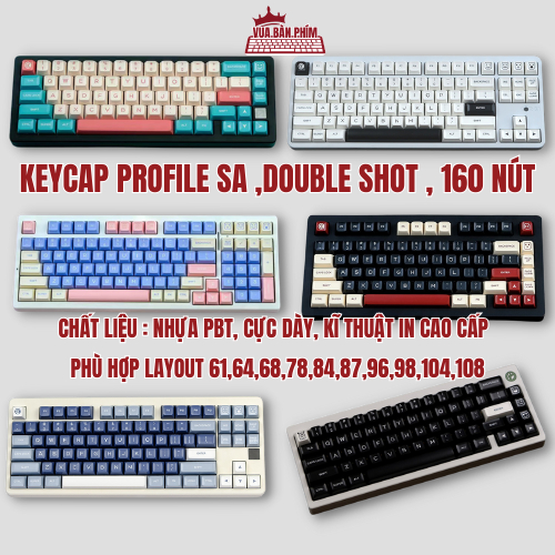 Profile SA keycap Set, High-Quality double shot pbt Material, Cheap And ...