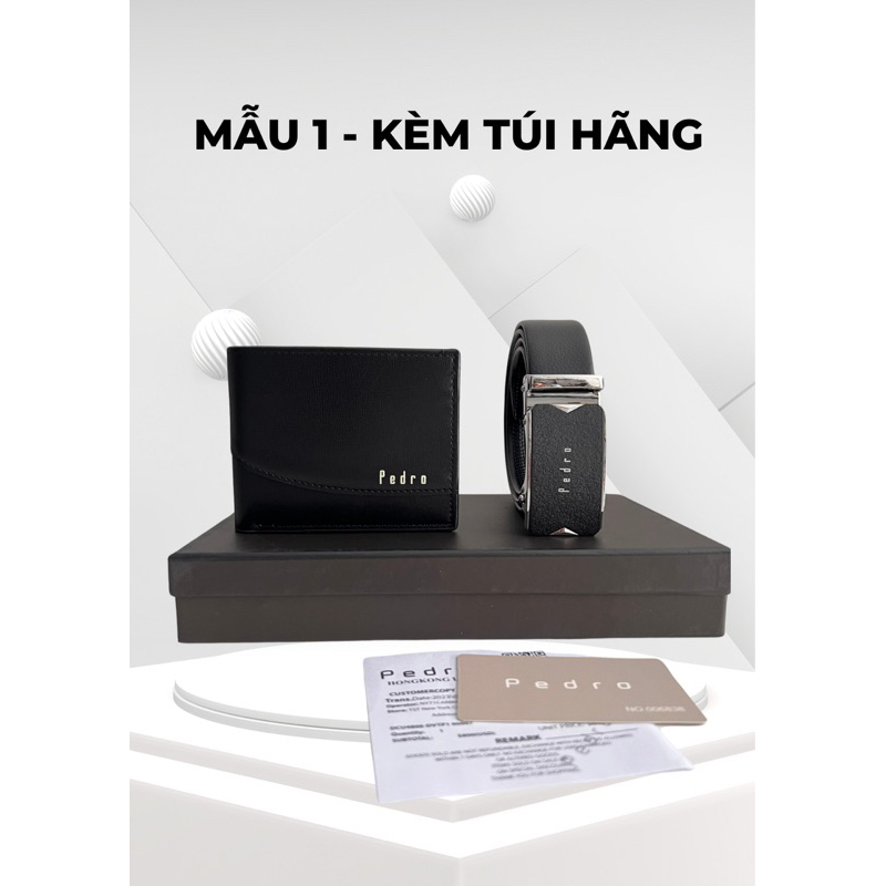 Boyfriend birthday gift Combo, Pedro men's wallet and belt Set full box ...