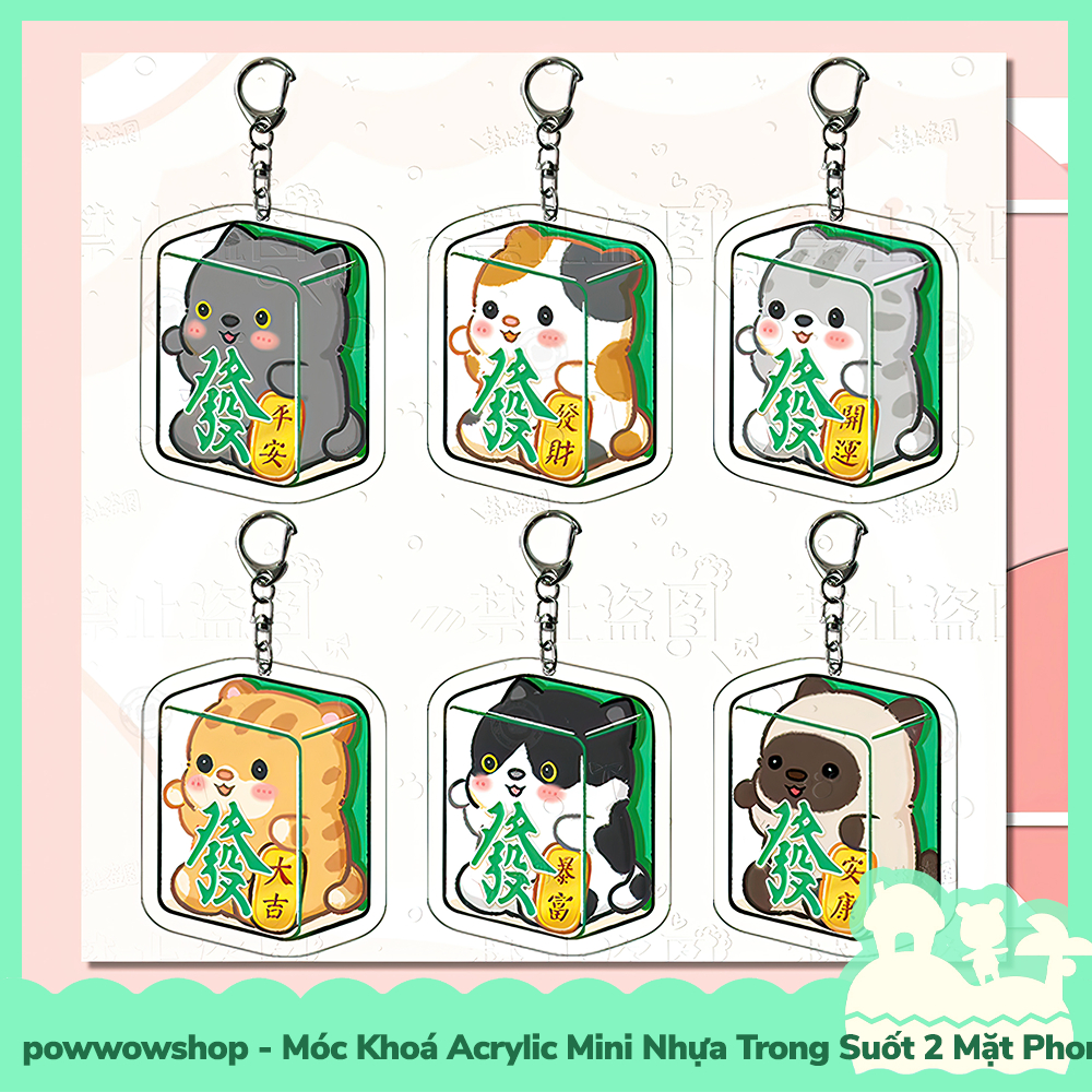 [Ready Stock VN - Fire Speed] 2-Sided Acrylic Transparent Mini Plastic ...