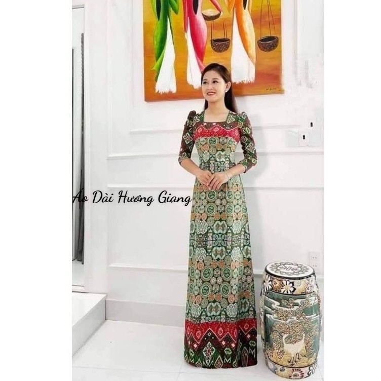 (many Models) 3D printed ao dai with brocade motifs - Huong Giang Ao Dai | Shopee Singapore