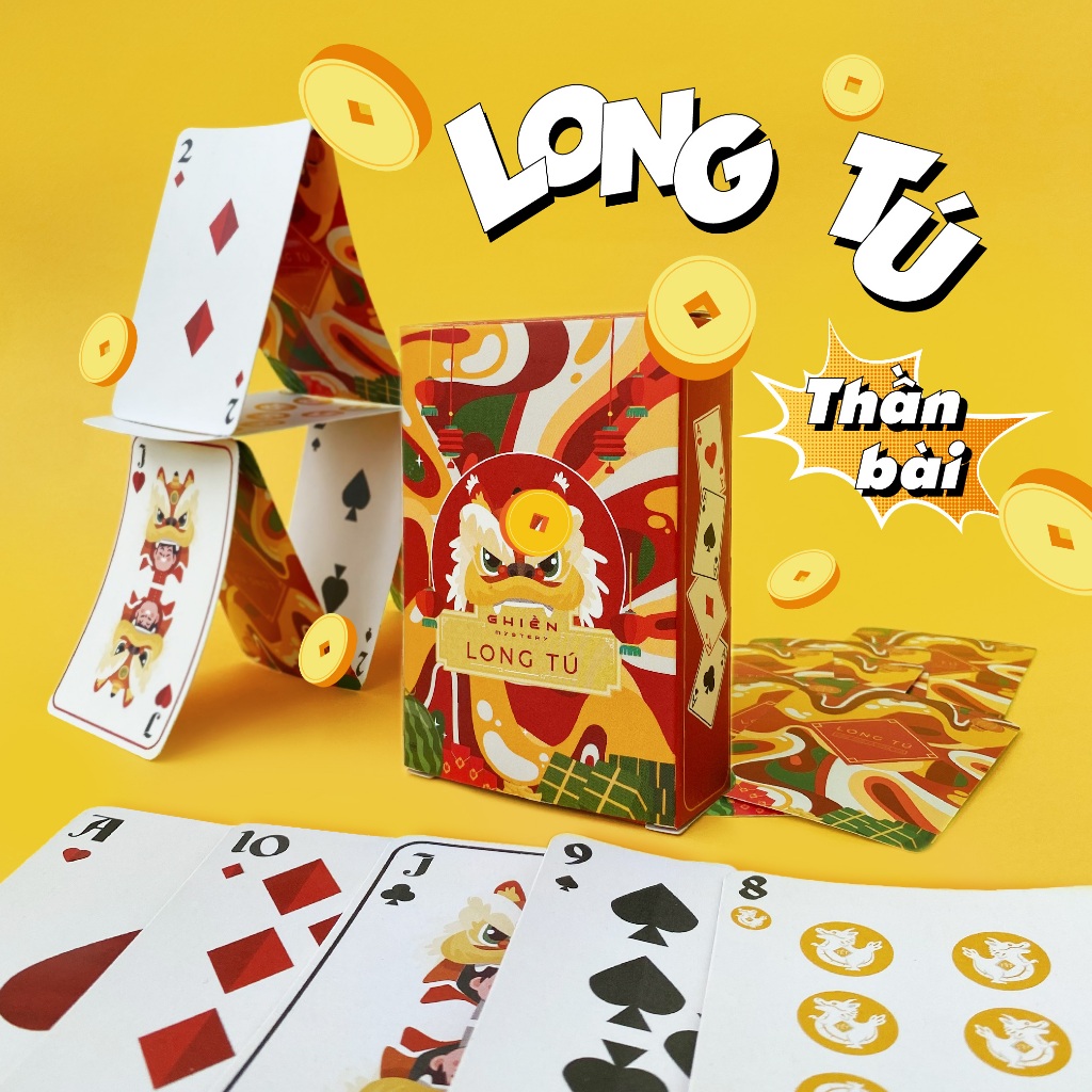 5-quality Thank Long playing cards - Long Fat Tu Lo Kho 5 quality ...