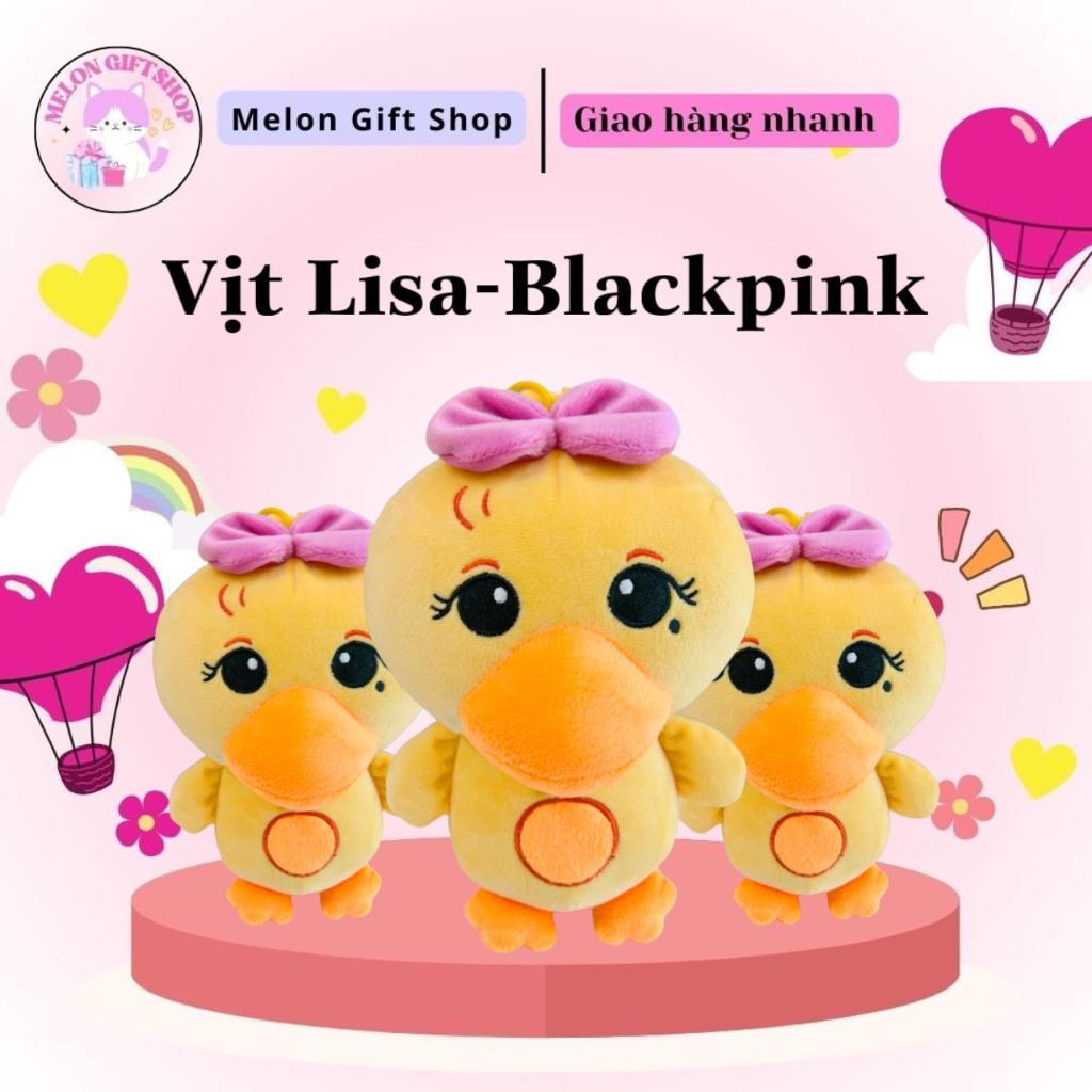 Cute LISA BLACKPINK DUCK TEDDY BEAR K-POP GIFT FOR BOYS AND GIRLS ...