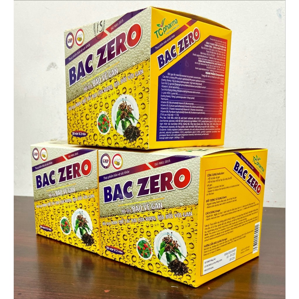 Bac ZERO Alcohol concentration reducing tablets - Alcohol-relieving ...