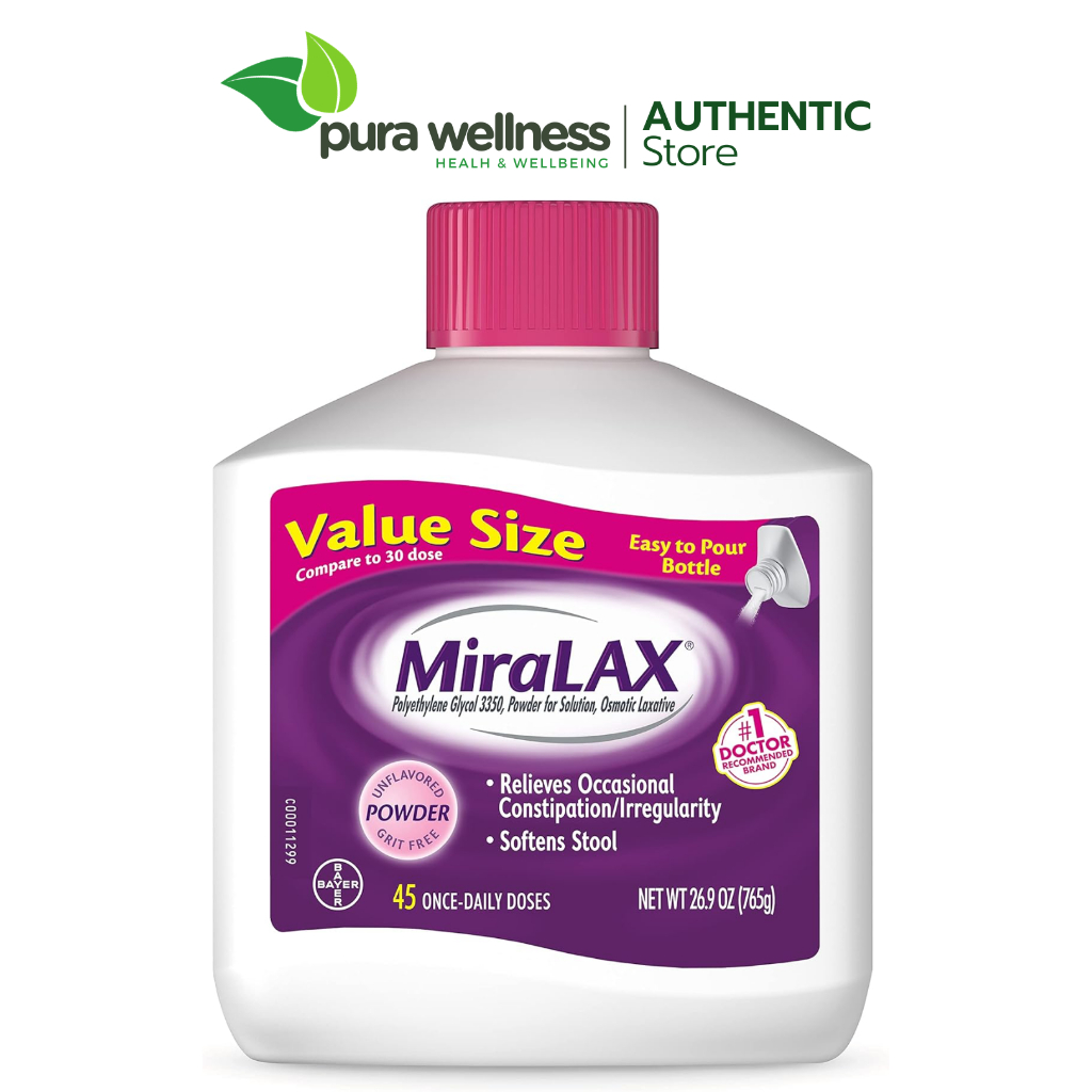 MiraLAX Gentle Constipation Relief Laxative Powder Laxative Powder 765g ...