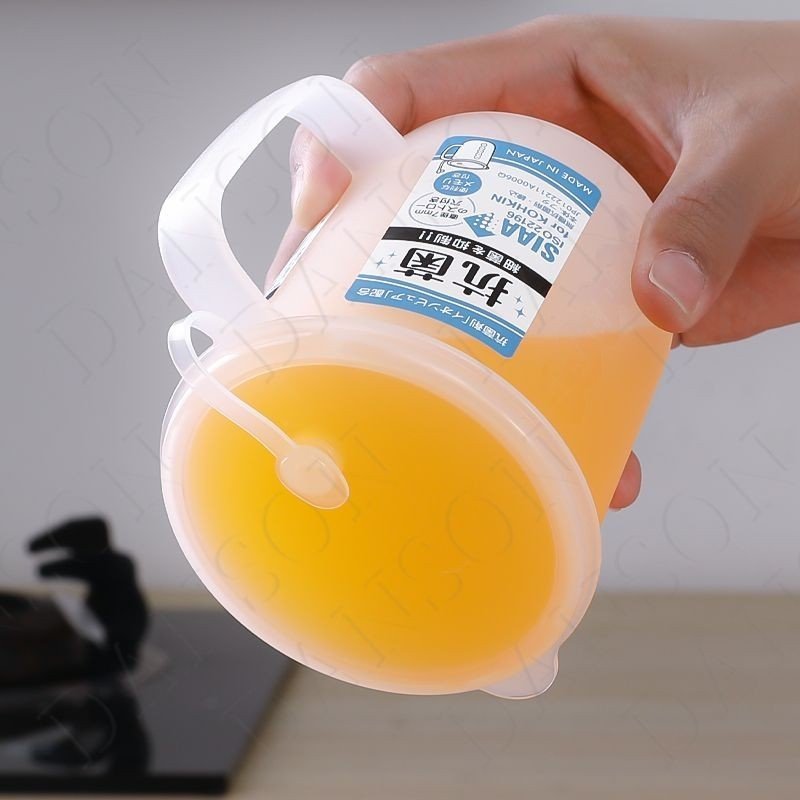 Nakaya 330ml graduated drinking cup with lid, made in Japan ...