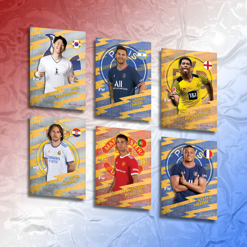 SKY BRTH TOTS Football Player Card | Messi Ronaldo Neymar Mbappe Di ...