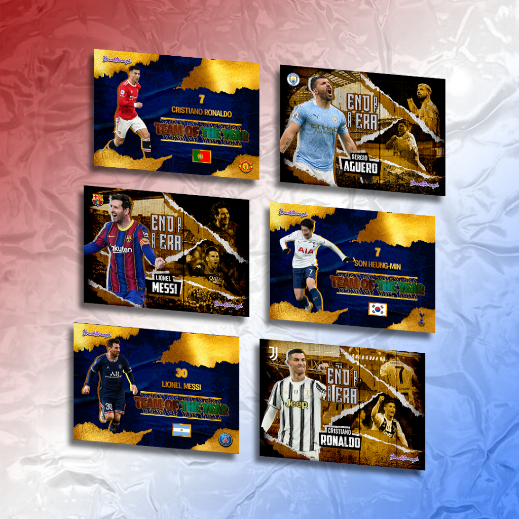 Sky BRTH Football Player Card | Ronaldo Messi Aguero Buffon Ramos ...