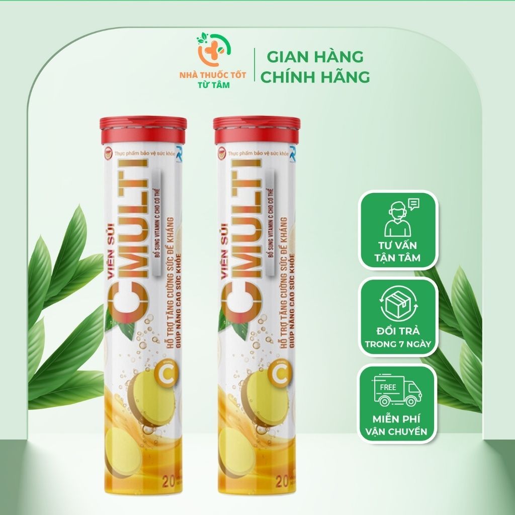 C multi Orange Effervescent Tablets (20 Tablets) | Shopee Singapore