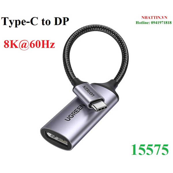 Genuine USB Type-C to DP conversion cable supporting 60Hz Ugreen 15575 ...