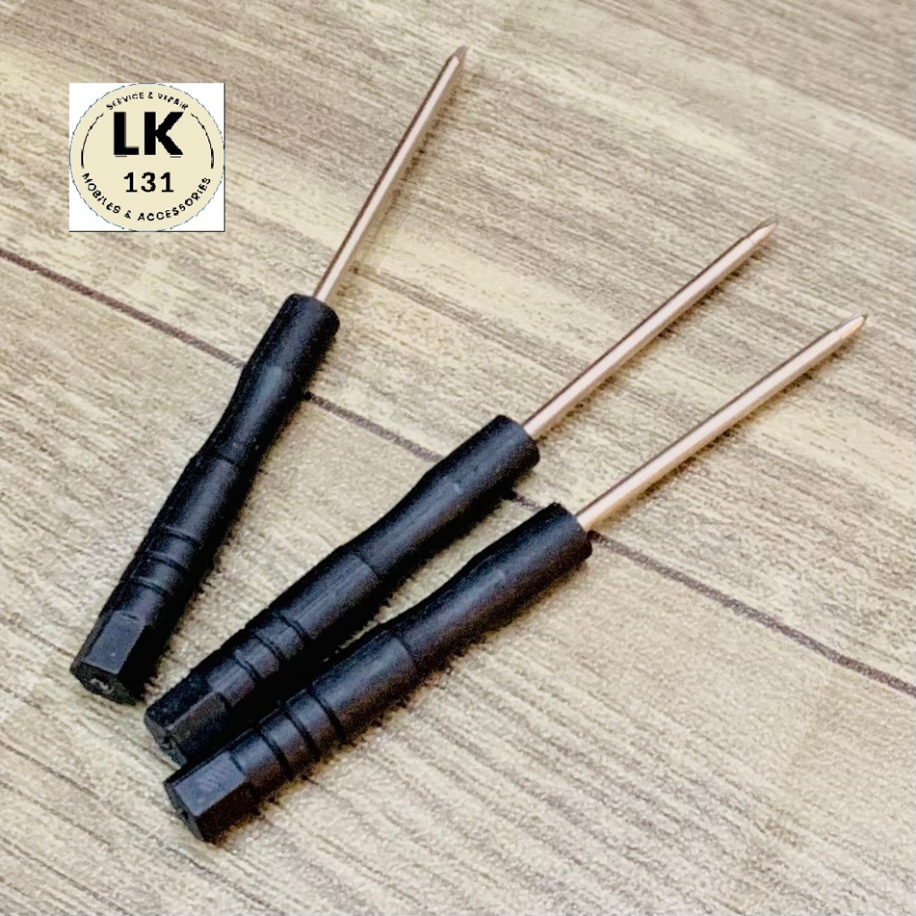 Set of 3 screwdrivers to remove specialized phone screws | Shopee Singapore