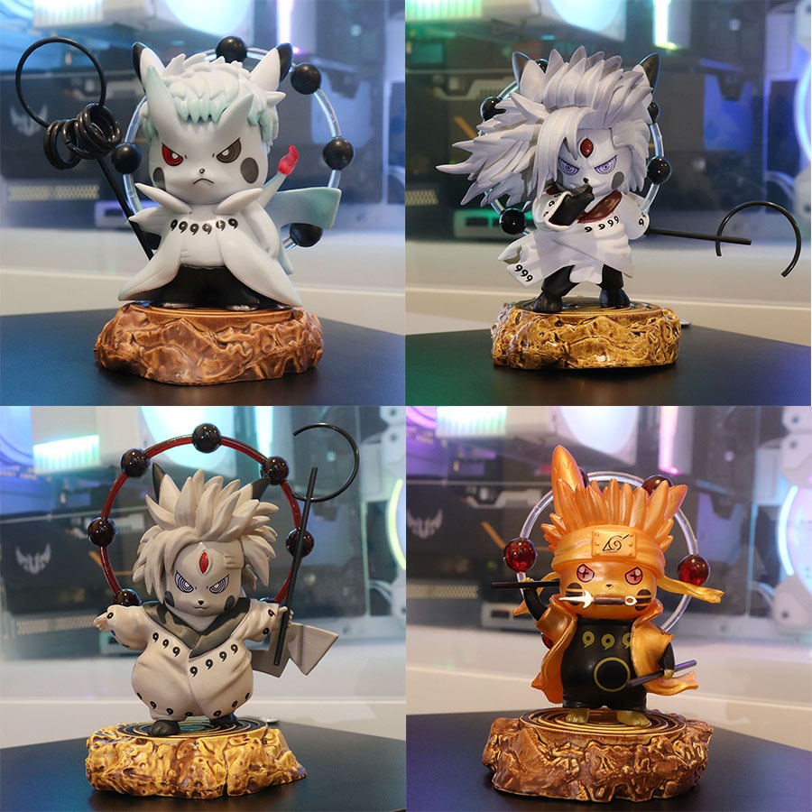 Pikachu Cosplay Model Naruto, Uchiha Obito, Madara, Pikachu Fullbox ...